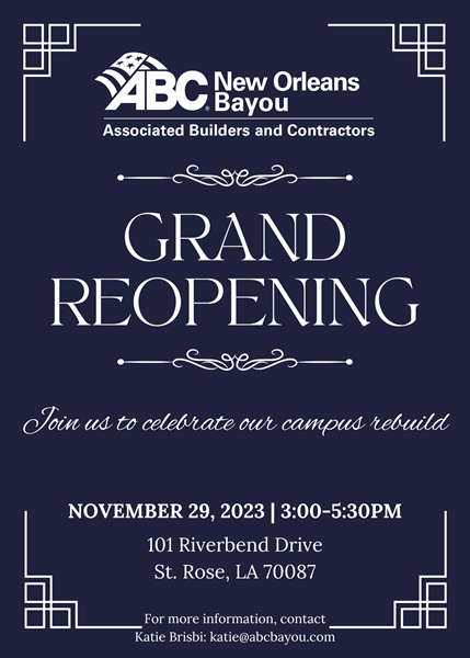 ABC New Orleans/Bayou Grand Reopening